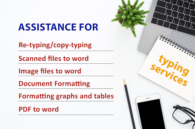 Assist your document typing requirements by Poornimarey | Fiverr