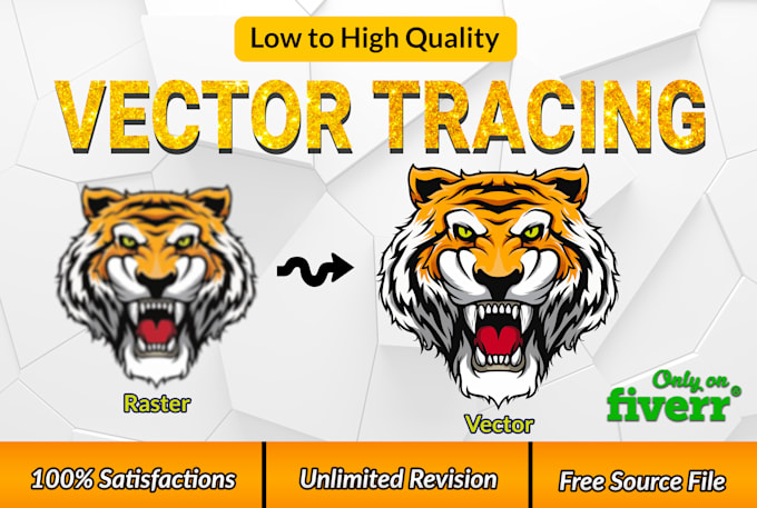 Do manually vector tracing,vectorise,convert to vector format by Shubhi_sham | Fiverr