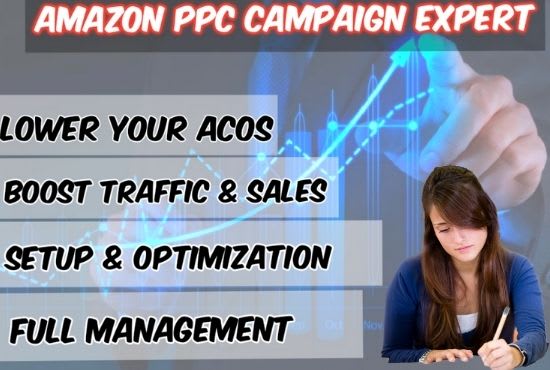 Setup amazon ppc campaign, amazon ppc managment, amazon ppc ...
