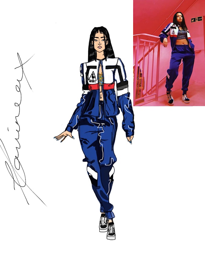 Draw an illustration of you and make it look exactly alike by ...