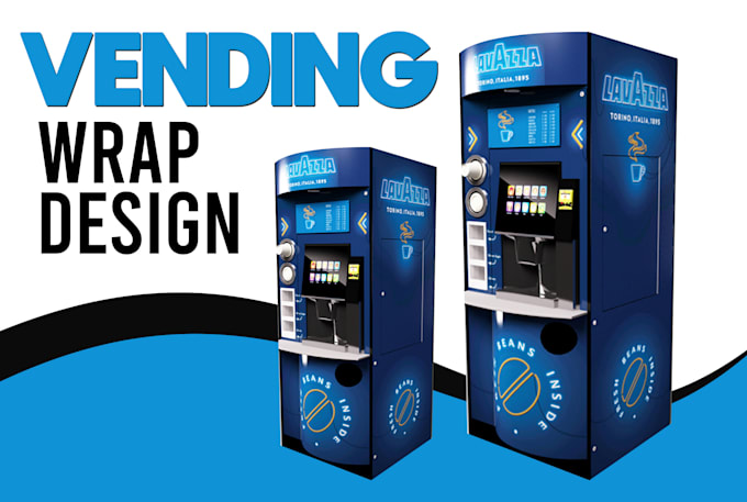 Design professionally vending machine wrap design by Xabagraphix1 | Fiverr