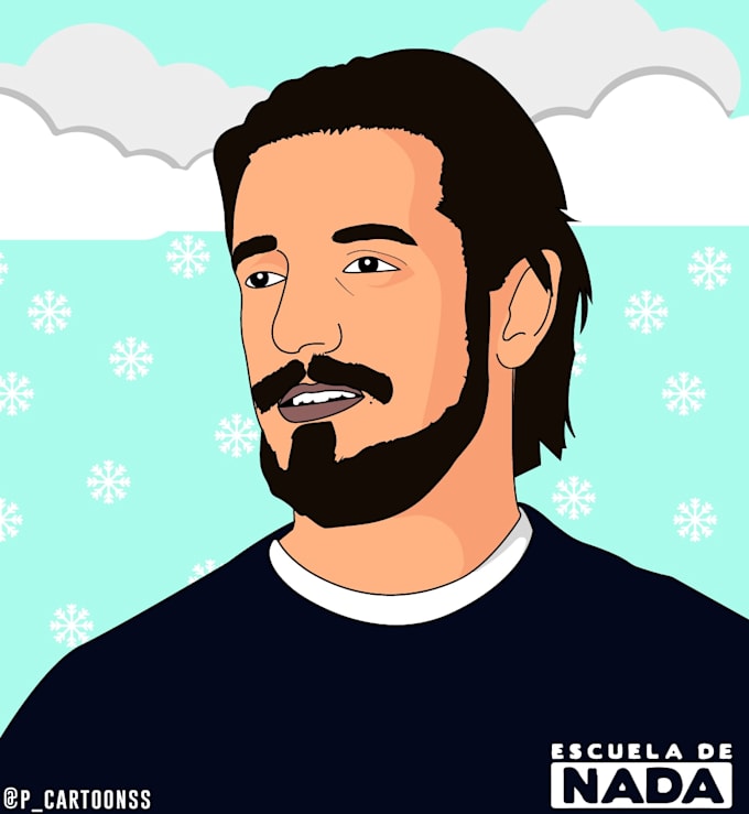 Draw a nice cartoon portrait based on your photo by P_cartoonss | Fiverr