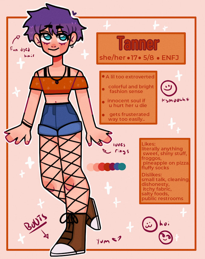 Draw Your Ocs Or Fanart In My Style By Doodlestilldawn Fiverr