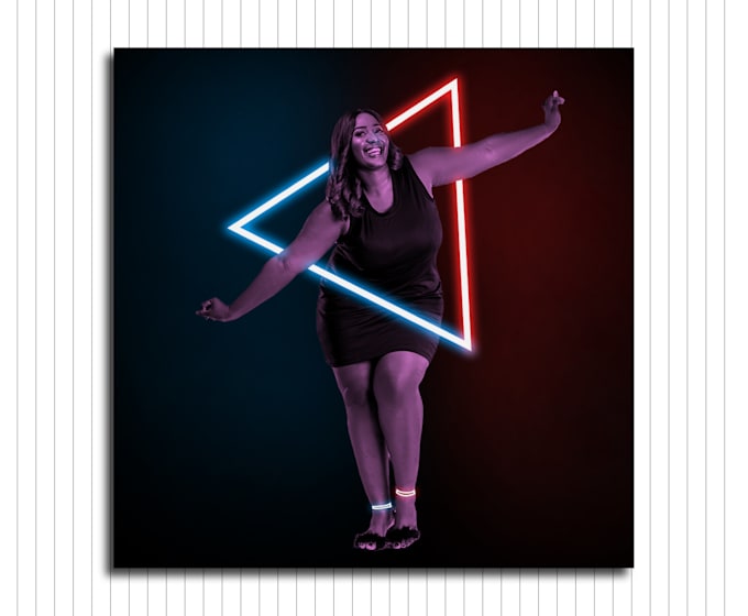 Make awesome neon light from your photo by Varkart | Fiverr