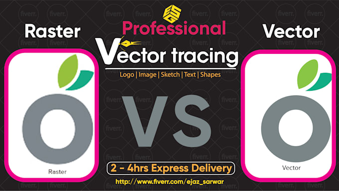 Vectorize logo,raster image to vector and vector tracing within 2hrs by ...
