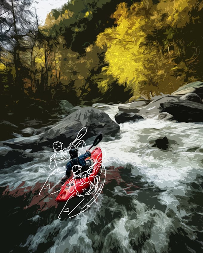 Create line art out of your photo by Patrickmcgrady1 | Fiverr