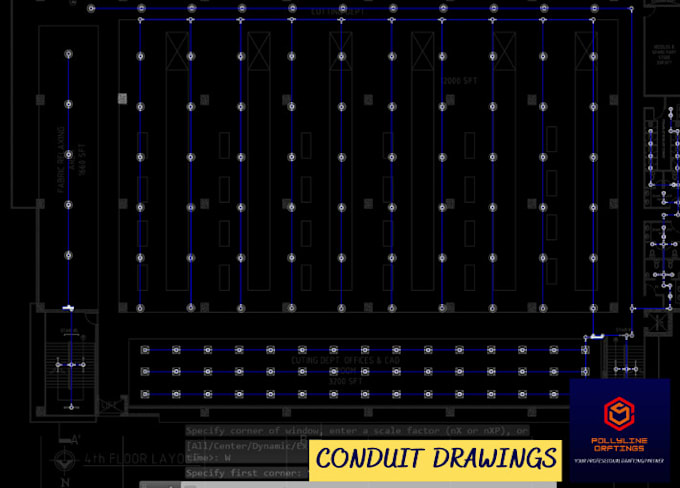 Do conduit drawings with autocad by Pollylinedrafti | Fiverr