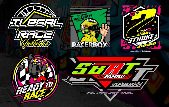 Create a professional racing and automotive logo design by Wapdesign898
