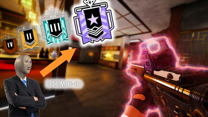 Make you 2 r6 siege thumbnails by Prahdigee | Fiverr