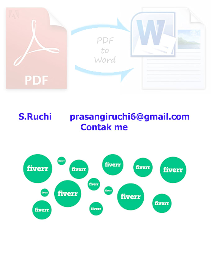 Convert pdf to word by Freeconvert | Fiverr