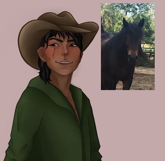 Draw your pets as humans by Graceydarling | Fiverr