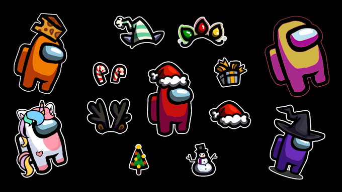 Create custom among us design for merch with great qualites by ...