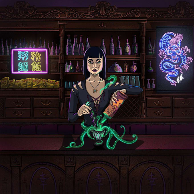 Draw detailed characters according to your idea by Eliseeva96liza | Fiverr