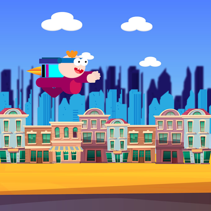 Create 2d vector art game background design for you by Kubrabaranli ...