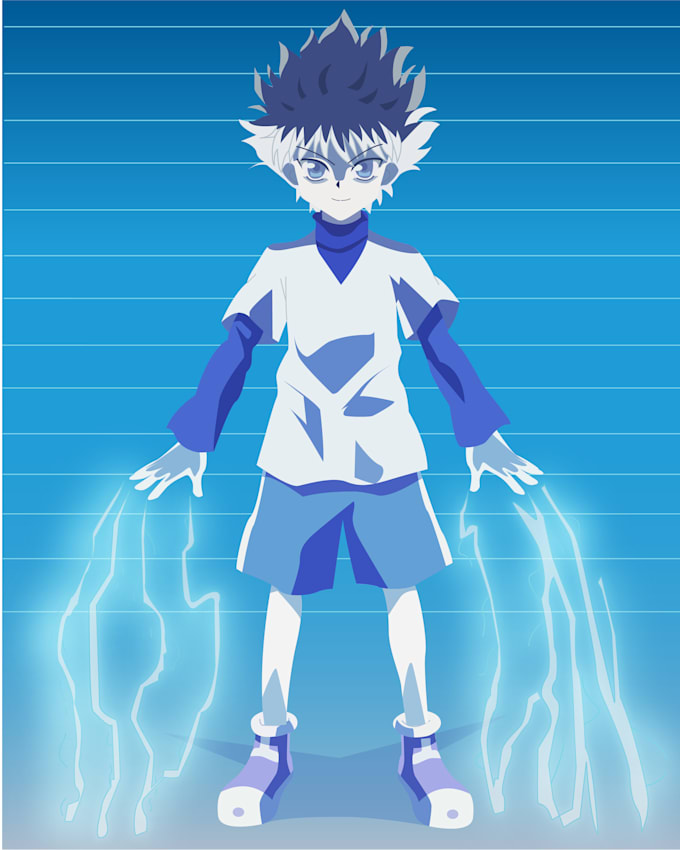 Do trace anime character scenes into illustration by Egaortega | Fiverr