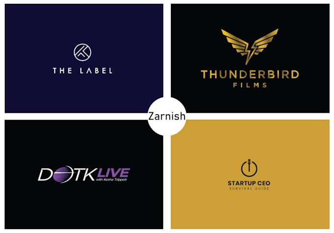 Design modern minimalist business unique logo by Zarnish_khan1 | Fiverr