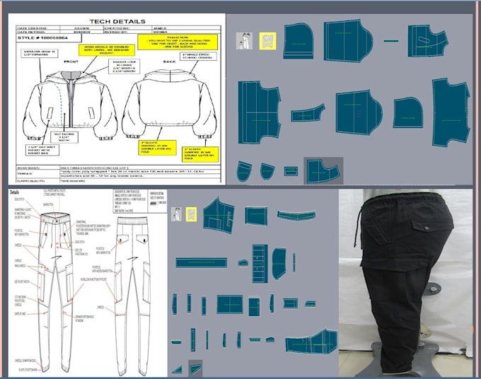 Pattern making, grading, grading chart for apparel industry by Miraj165 ...