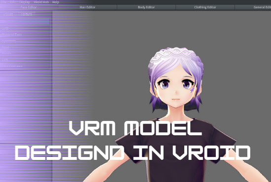 Make you a 3d vrm model on vroid by Hgeddes | Fiverr