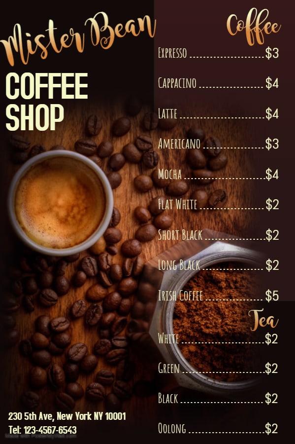 Design coffee menu card, food card,drink juice, menu card, by Hasantaqi ...