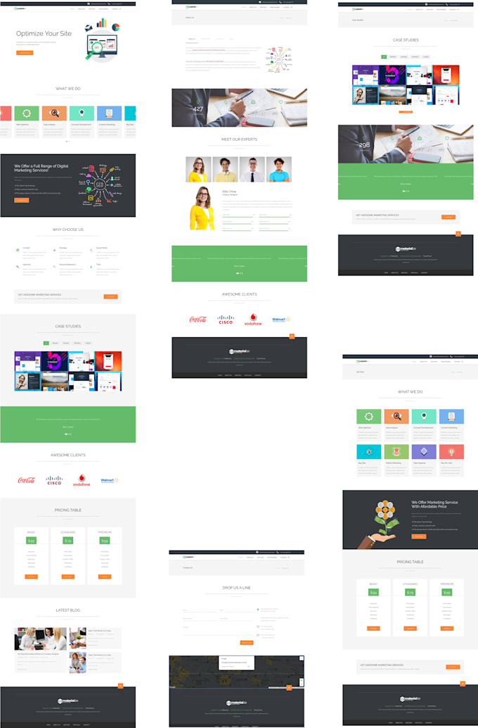 Build modern html, css website design or redesign by Weporasoft | Fiverr