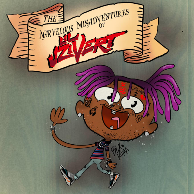 Do soundcloud cartoon style album art for you by Keandajt | Fiverr