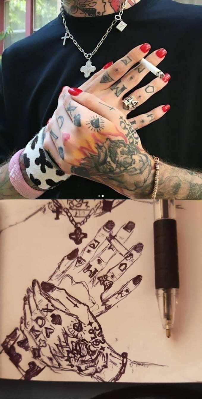 Freestyle drawing, book album cover designing by Kkanwal03 | Fiverr