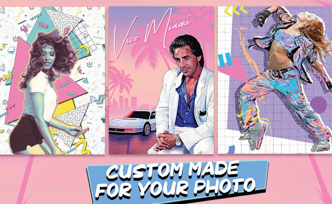 Design 90s retro poster by Dilosan1 | Fiverr