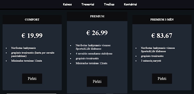 Create or redesign html, css website by Osvaldasose | Fiverr