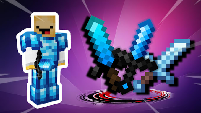 Make you 2 epic minecraft thumbnail in 24 hours by Door14770 | Fiverr