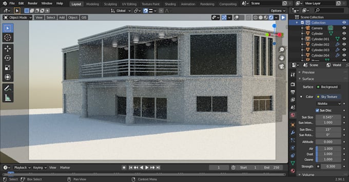 Create 3d architectural models by C4berpunk | Fiverr