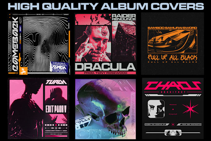 Design you a futuristic album, mixtape or single cover by Madsinez | Fiverr