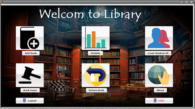 Do library management program in java netbeans by Nayanpip | Fiverr