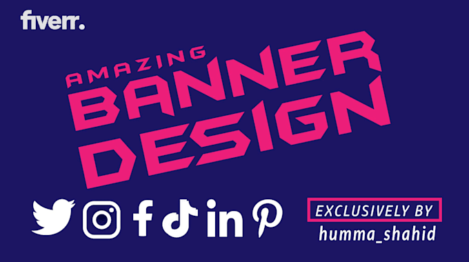 Make eye catching social media banner poster flyer by Humma_shahid | Fiverr