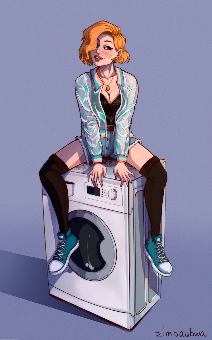 Draw your episode characters in my artstyle by Zimbaubwa | Fiverr