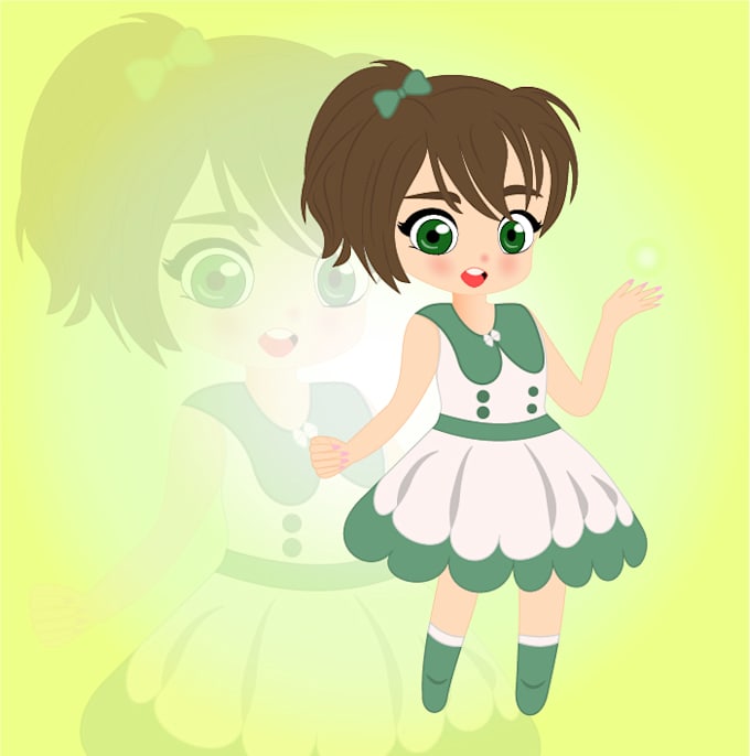 Drow cartoon character in one day by Walaashaat | Fiverr