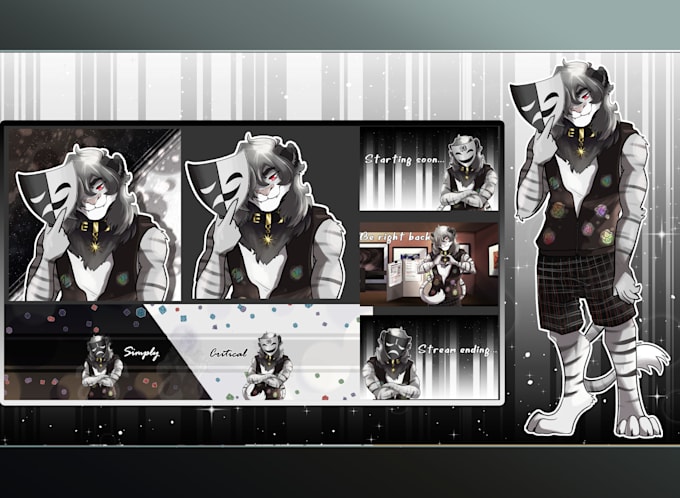 Design twitch screens, pngtuber or a youtube persona for you by Lucy ...