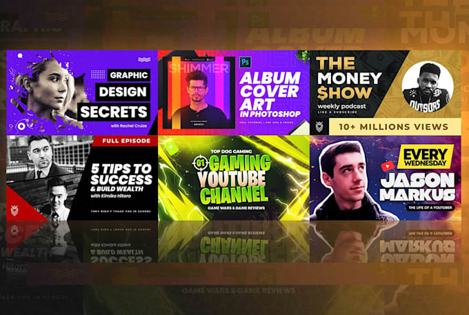 Creative and attractive thumbnails by Chathurangatech | Fiverr