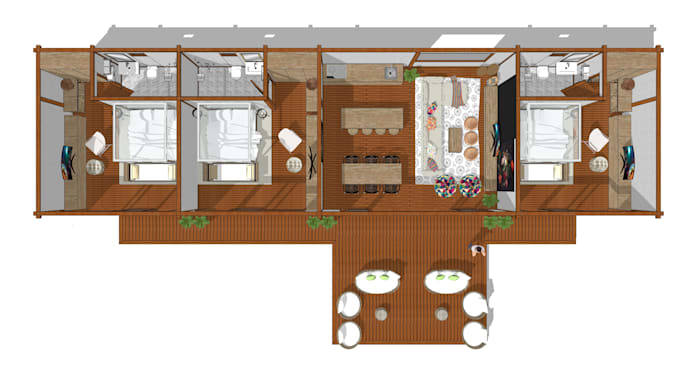 Create 3d floor plan using sketchup and enscape by Ahmadharitz17 | Fiverr