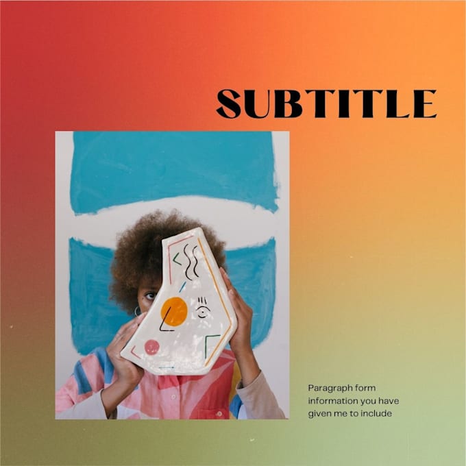 Make you a simple informative instagram post using canva layouts by ...