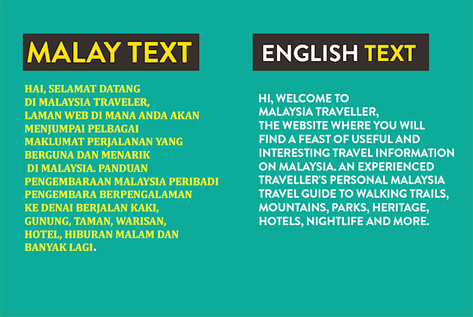 Translate malay to english or english to malay by Azoneny | Fiverr