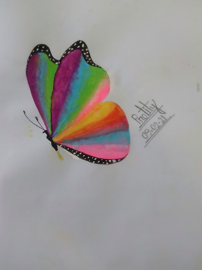 Draw your favourite flowers in colored pencils by Protity_tasnim | Fiverr