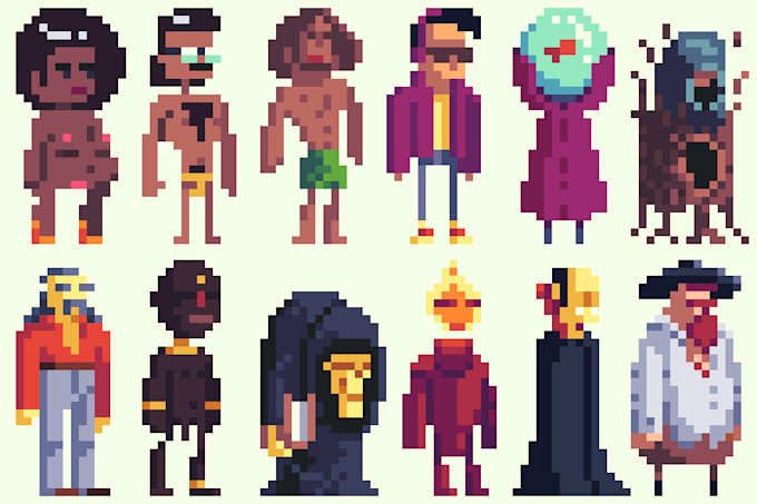 Create a professional 20x20 pixel art sprite for your game by Marco ...