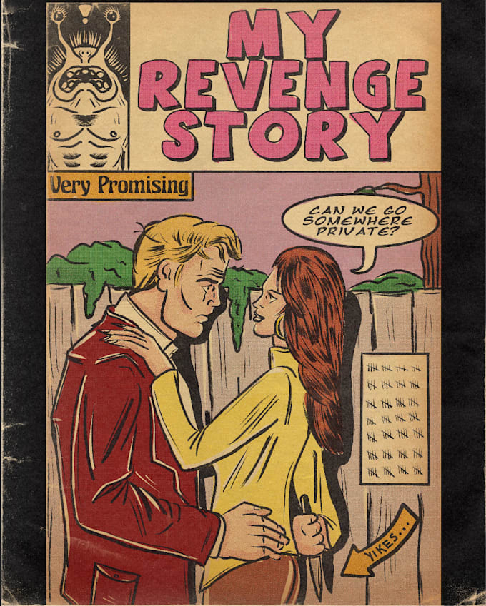 Draw vintage comic designs by Tushibutt | Fiverr