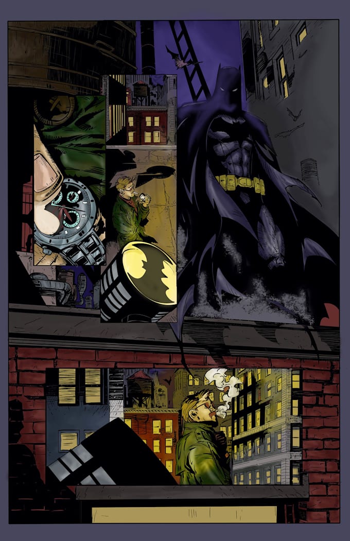 Professionally color comic art by Juliestriano | Fiverr