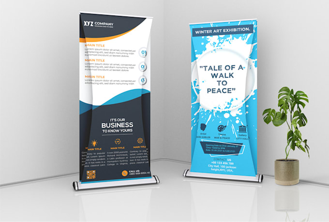 Do roll up, signboard, signage, billboard, yard sign design by ...