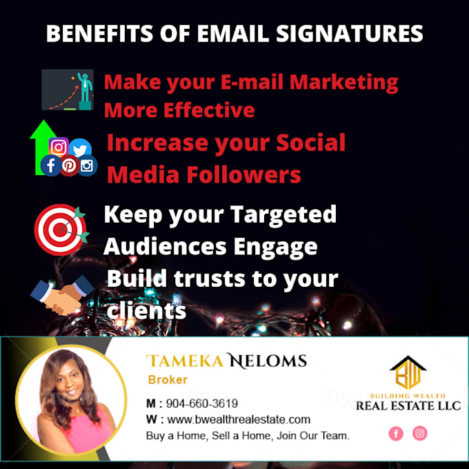 Design animated business email signatures for the marketing campaigns ...