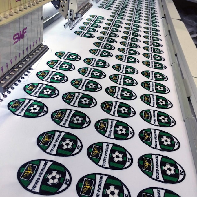 Embroider 4 inch patch with free digitizing by Embrosoft | Fiverr