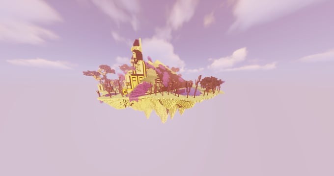 Make minecraft floating pyramid by Darreal07 | Fiverr