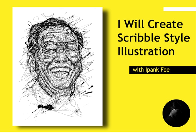 Create scribble style ilustration by Ipankfoe | Fiverr
