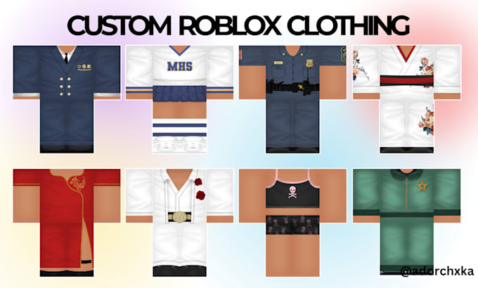 Design roblox clothing for you by Adorchxka | Fiverr